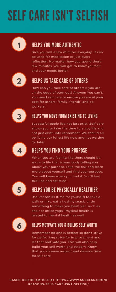 Self Care Isn T Selfish Asis Massage Education Blog